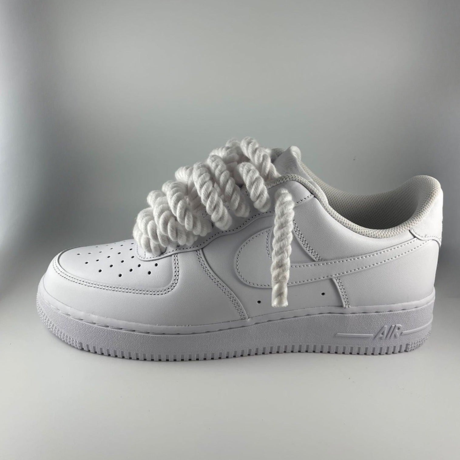 AF1 JRopes all white